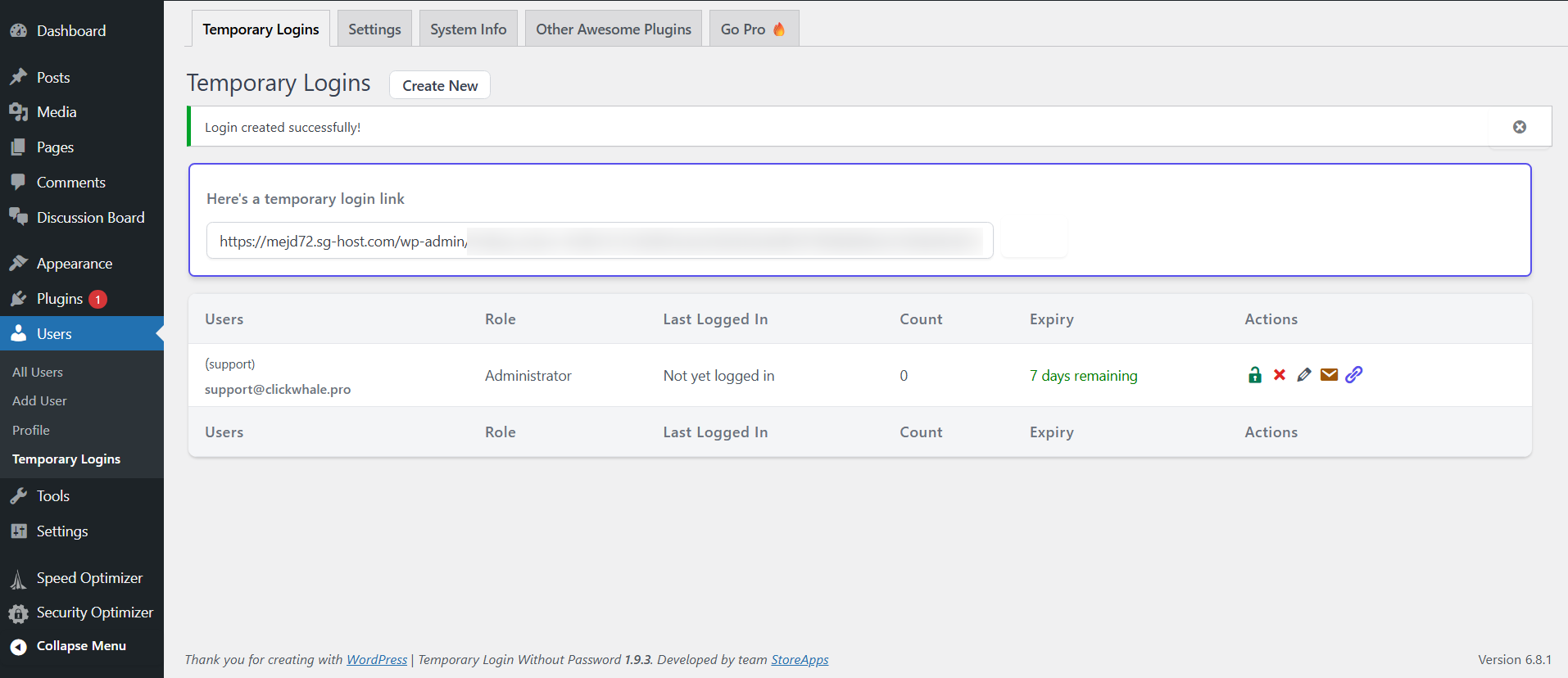 Provide Temporary Dashboard Access to Our Support Team – ClickWhale